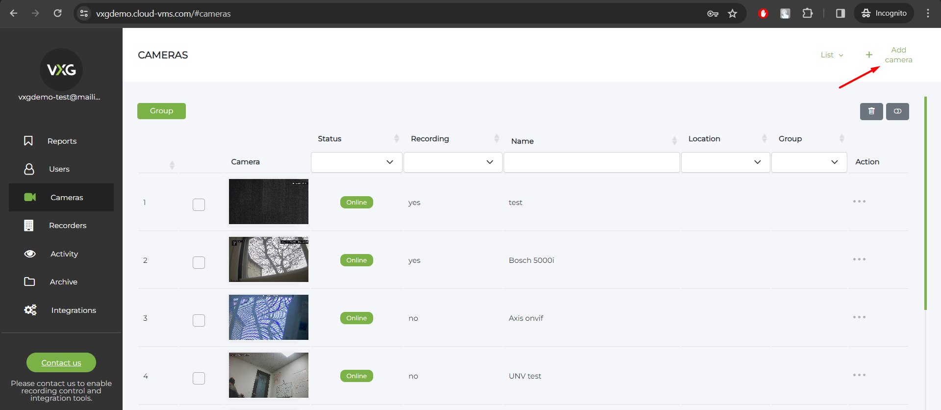 Connecting RTSP streams from DVR/NVRs