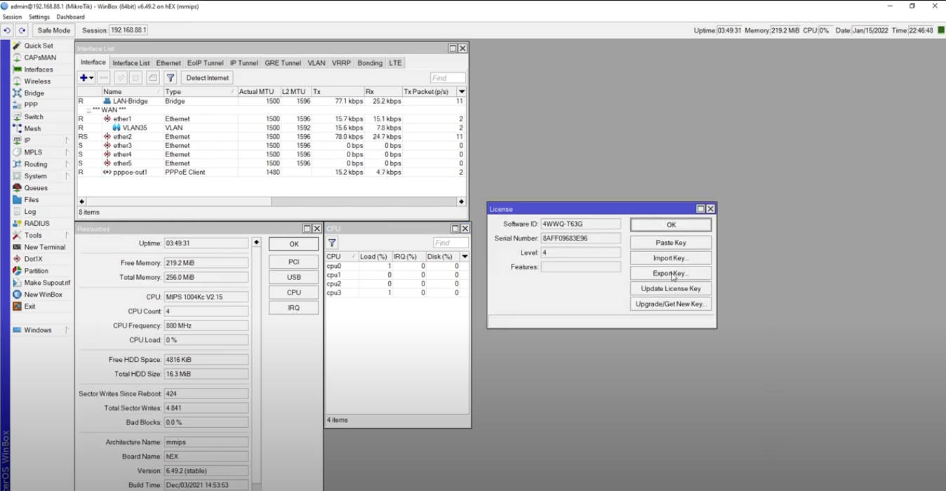 How to install OpenWRT on Mikrotik RB750Gr3